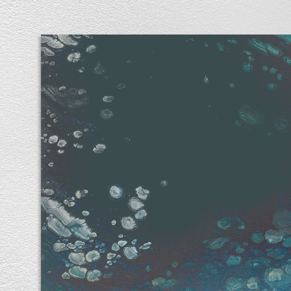 My Blue Supreme IV by Van Garret | stretched canvas wall art | STAG & MANOR