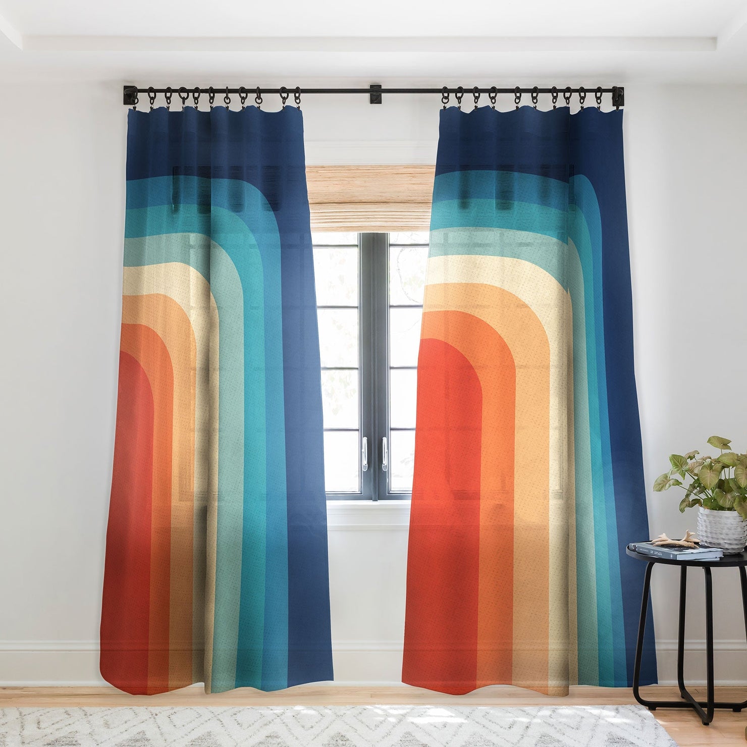 RETRO 70S COLOR PALETTE III WINDOW CURTAINS | STAG & MANOR
