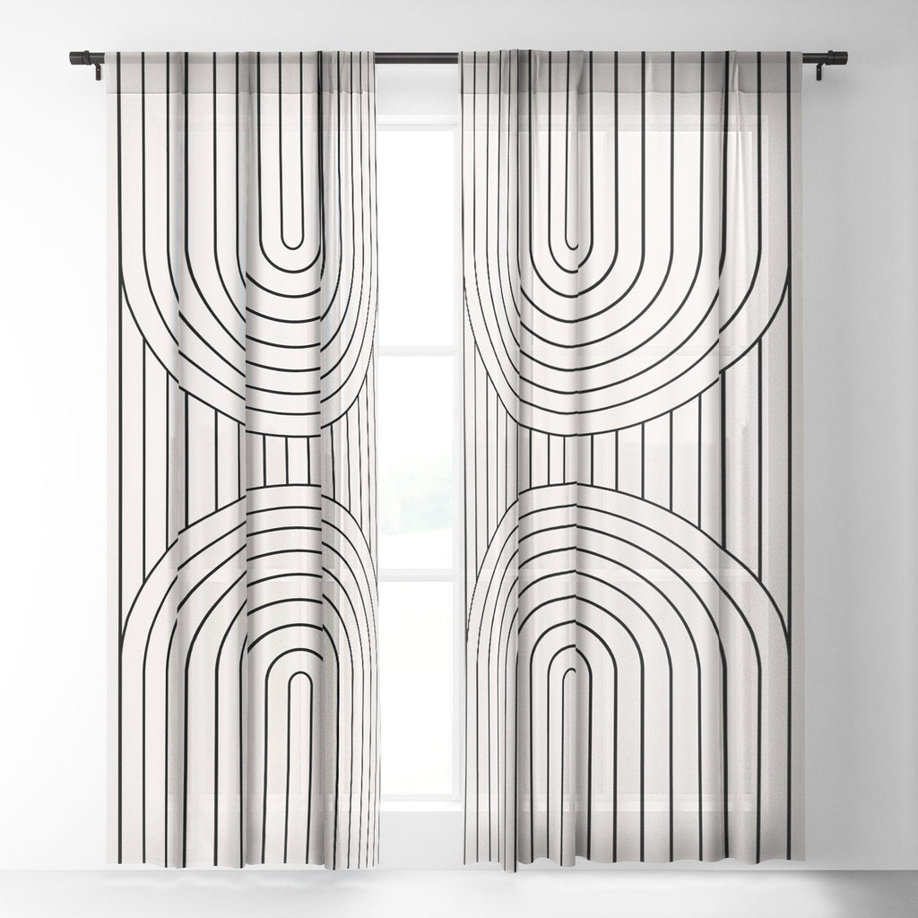 ARCH SYMMETRY VI WINDOW CURTAINS | STAG & MANOR