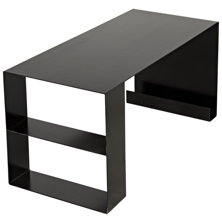 BLACK METAL DESK TABLE | STAG & MANOR