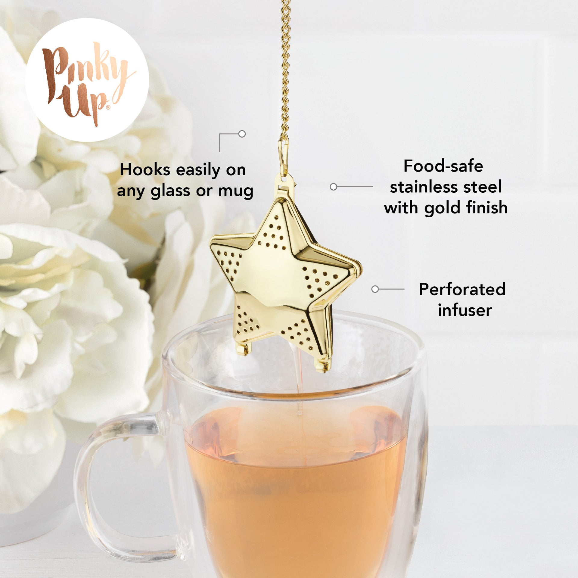 STAR SHAPED TEA INFUSER | STAG & MANOR