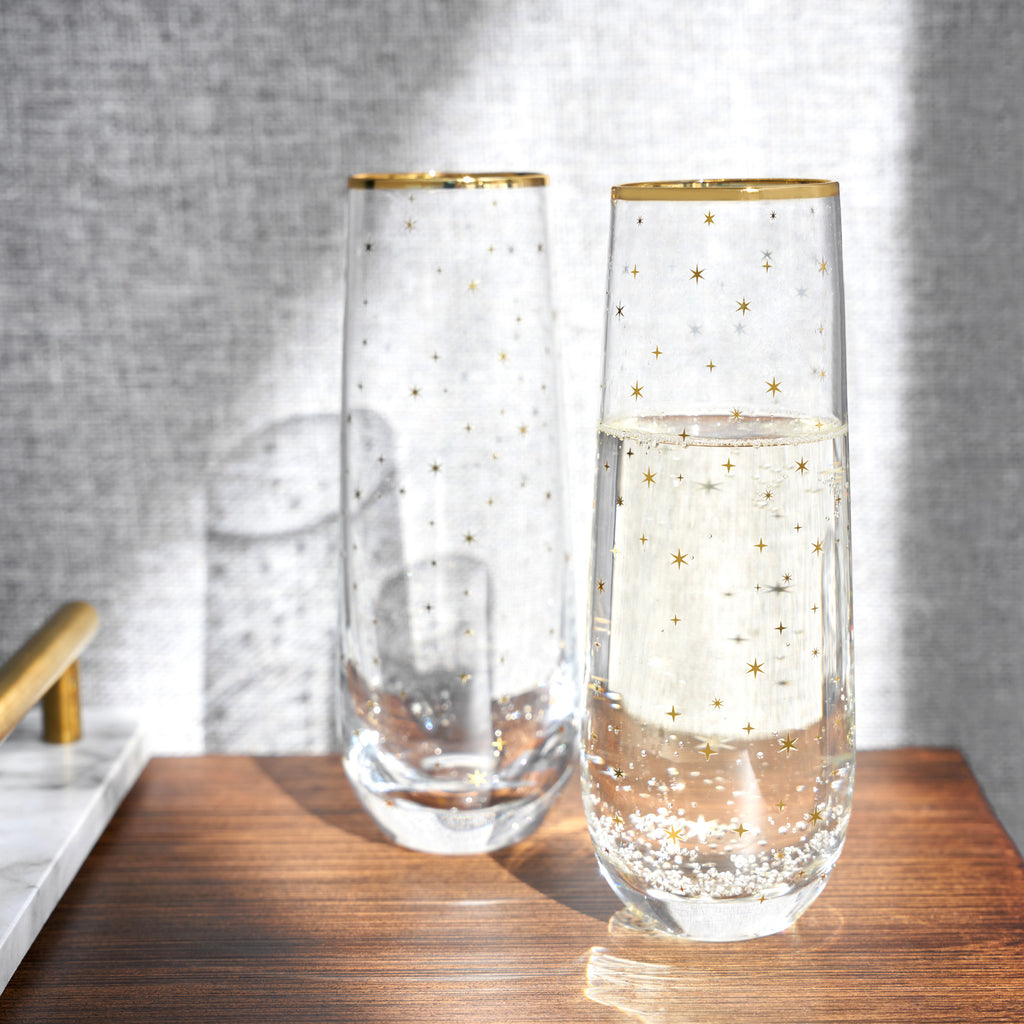 STARLIGHT STEMLESS CHAMPAGNE & WINE SETS | STAG & MANOR